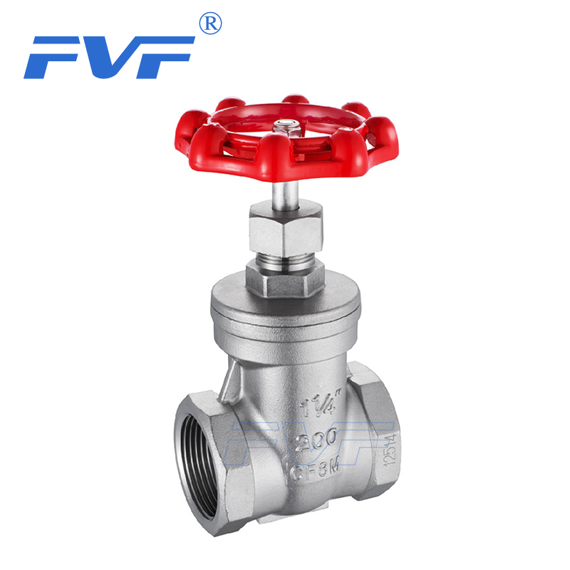200WOG Stainless Steel NPT BSPT Thread Female Gate Valve - J&O Fluid ...