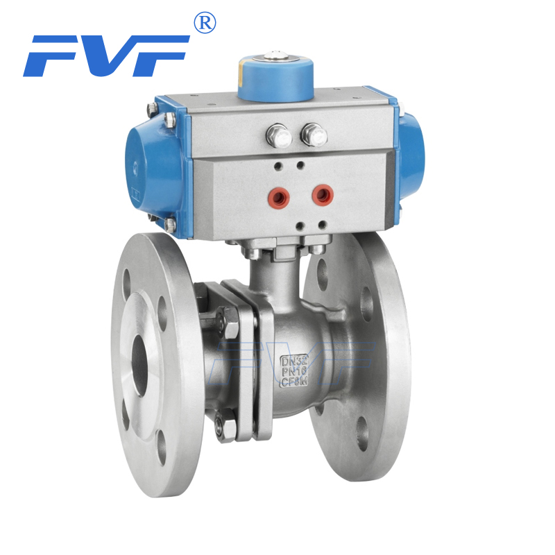 Pneumatic Stainless Steel Flange 2PC Ball Valve - FVF INDUSTRY CO., LIMITED