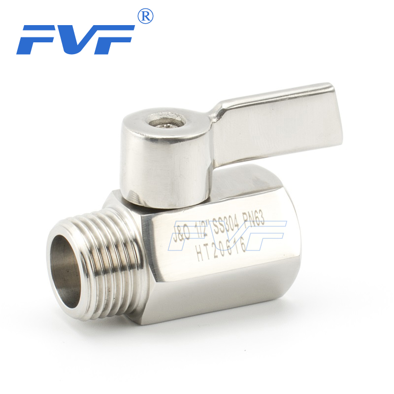 Stainless Steel NPT BSPT Thread Male Female Mini Ball Valve - FVF ...