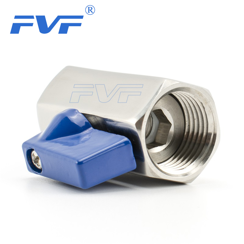 Stainless Steel NPT BSPT Female Thread Mini Ball Valve - FVF INDUSTRY ...