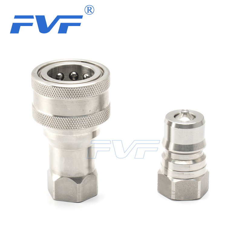 ISO7241-1B Type Stainless Steel NPT Thread Quick Coupling - FVF ...