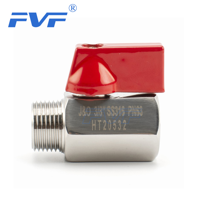 Ss316 Pn63 Npt Bspt Thread Male Female Mini Ball Valve Fvf Industry