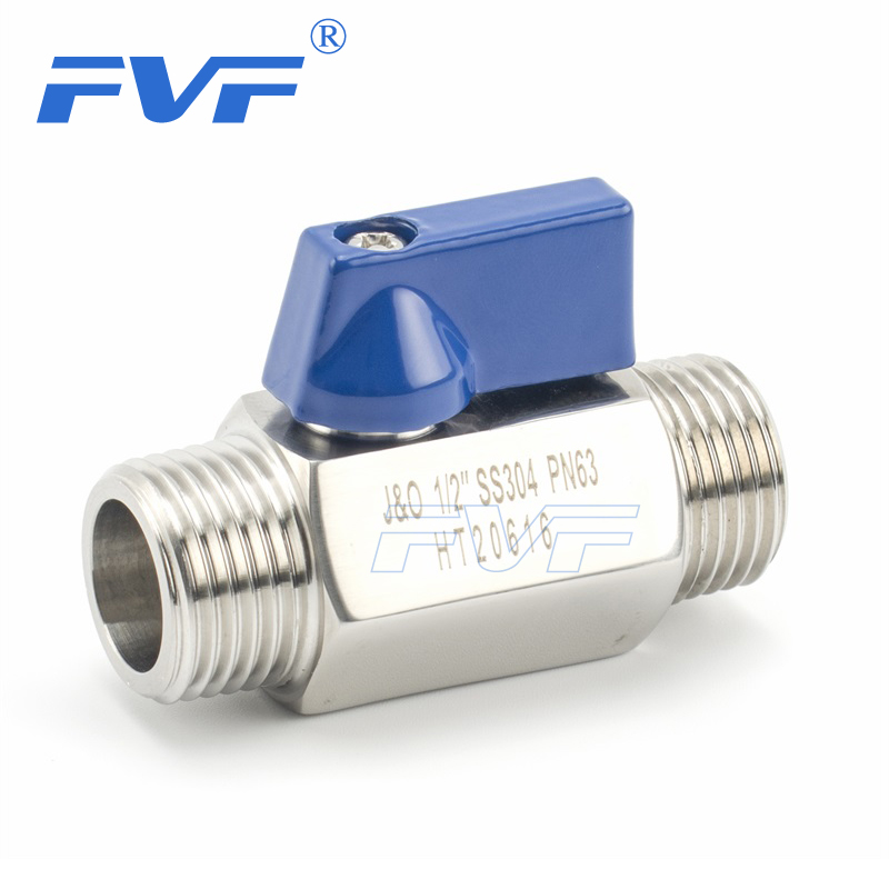 Pn63 Stainless Steel Npt Male Thread Mini Ball Valve Fvf Industry Co