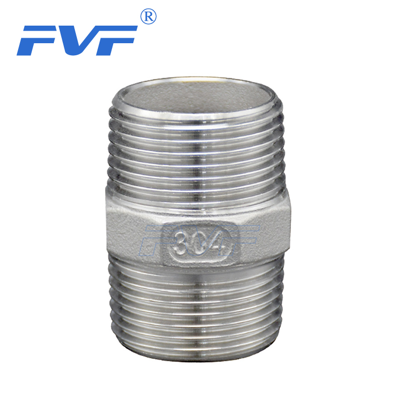 150LBS Stainless Steel NPT BSPT Thread Male Hex Nipple - J&O Fluid ...