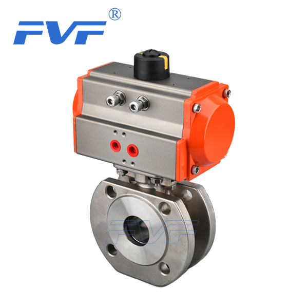 Stainless Steel Pneumatic Ultra Thin Wafer Ball Valve - FVF INDUSTRY CO ...