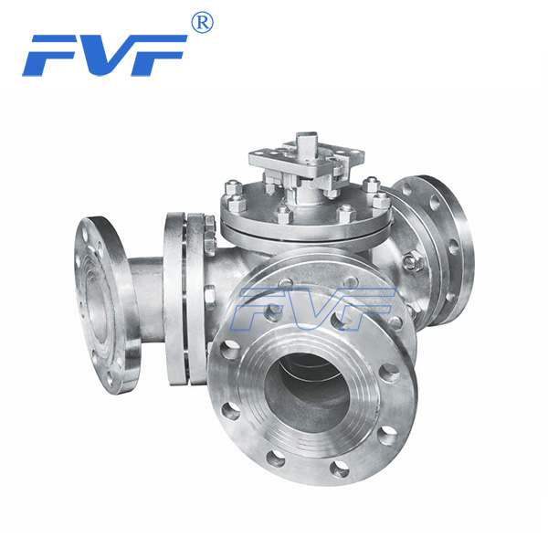 Stainless Steel 135 Degree Y Type 3-Way Flange Ball Valve - J&O Fluid Control Co., Limited.