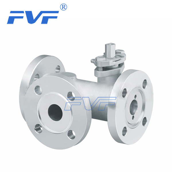 Stainless Steel One-Piece 3-Way Forged Ball Valve - J&O Fluid Control ... Stainless Steel One-Piece 3-Way Forged Ball Valve - J&O Fluid Control ...