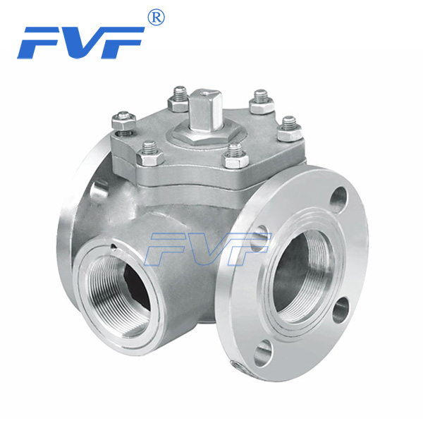 Stainless Steel Trunnion L Port T Port 3 Way Ball Valve Jando Fluid