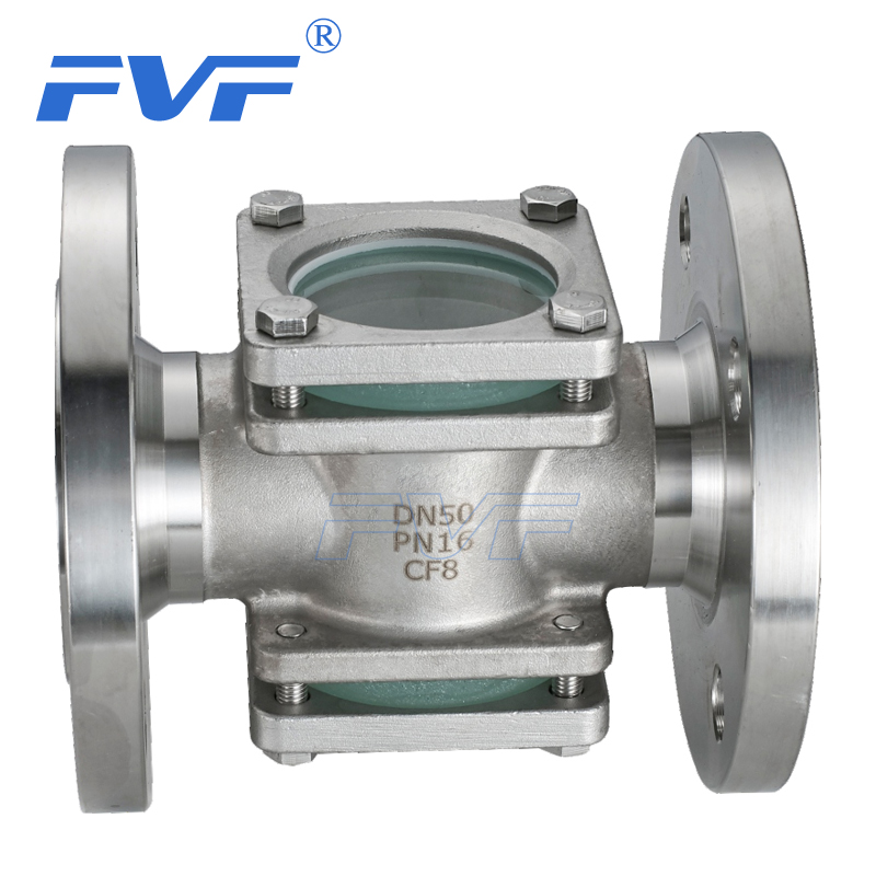 Double Window Sight Glass With Flange Connection - J&O Fluid Control Co ...