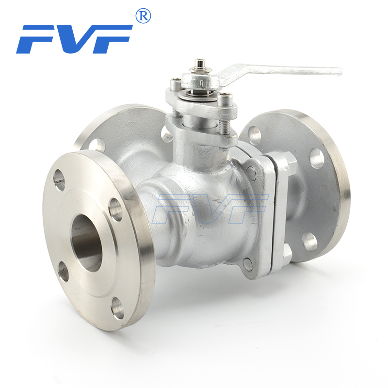 Stainless Steel Manual 3-Way Flanged Ball Valve - J&O Fluid Control Co ...